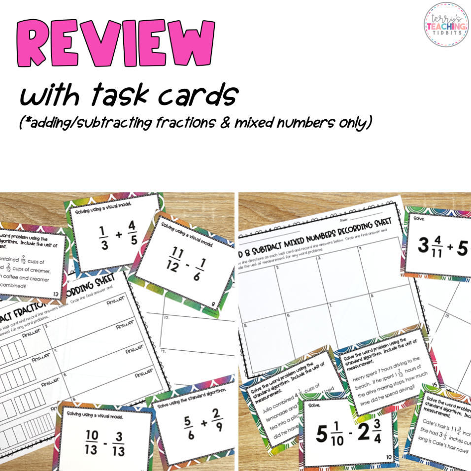 5th Grade Fractions Bundle - Add, Subtract, Multiply, & Divide - Print ...