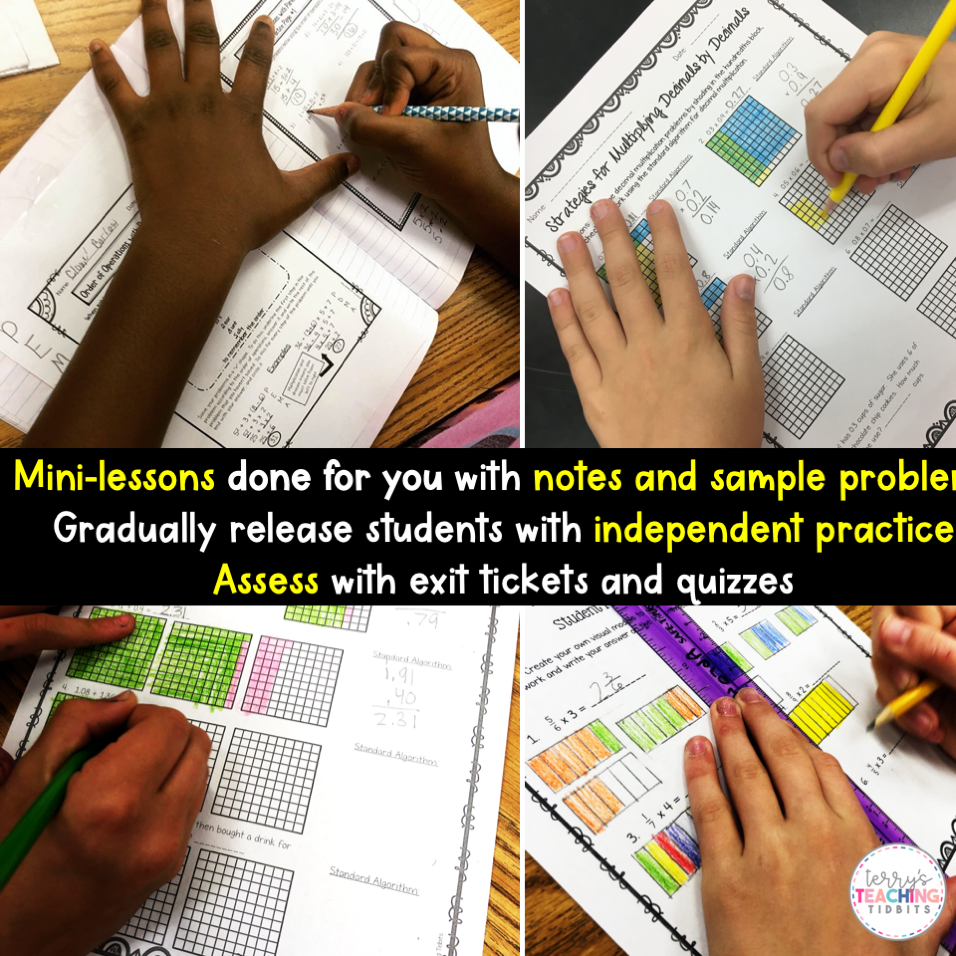 5th Grade Math Curriculum Bundle - Printable - Entire Year! – Terry's ...