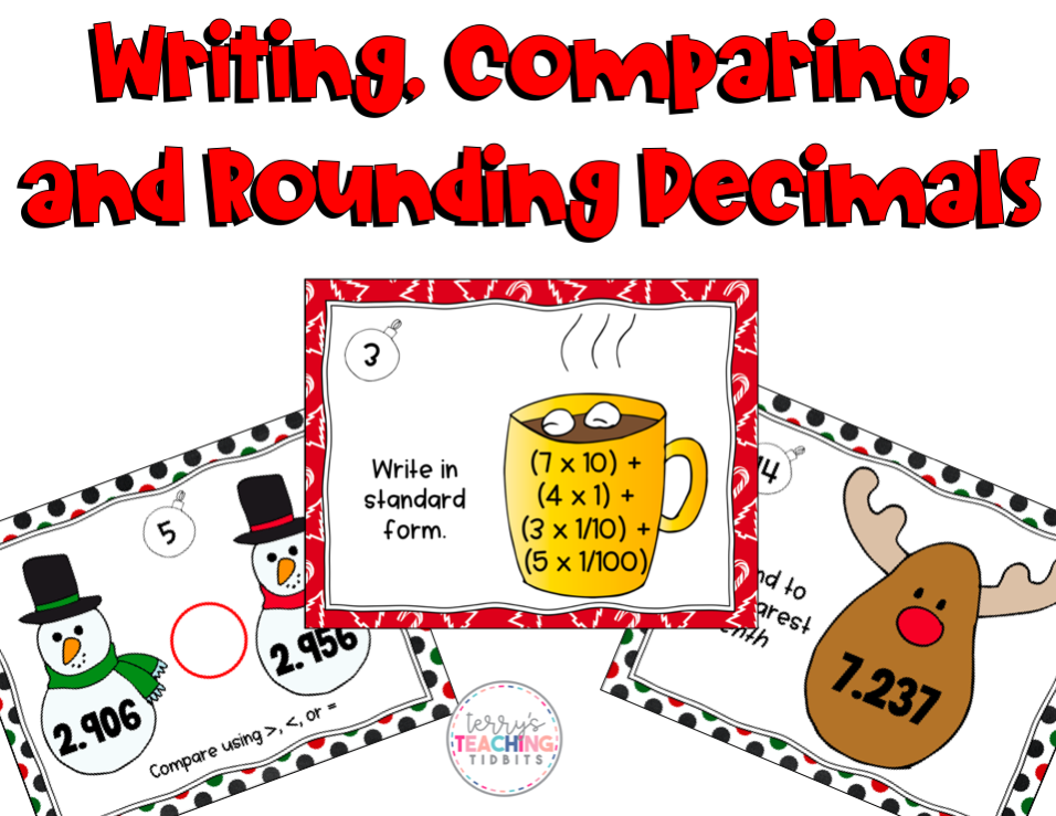Christmas Decimal Activities {Digital & Printable} – Terry's Teaching ...