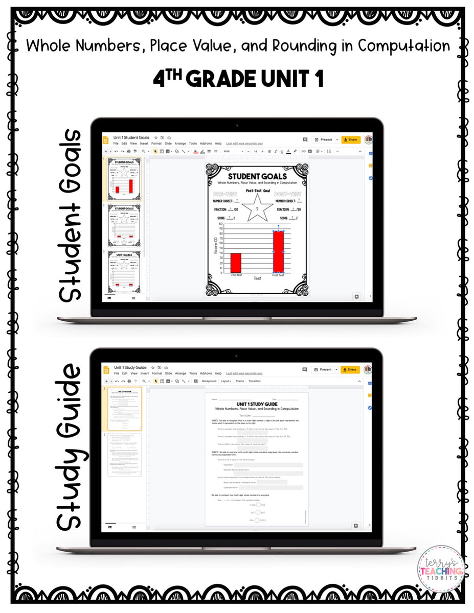 Whole Numbers, Place Value, & Rounding in Computation Digital Test Pac ...
