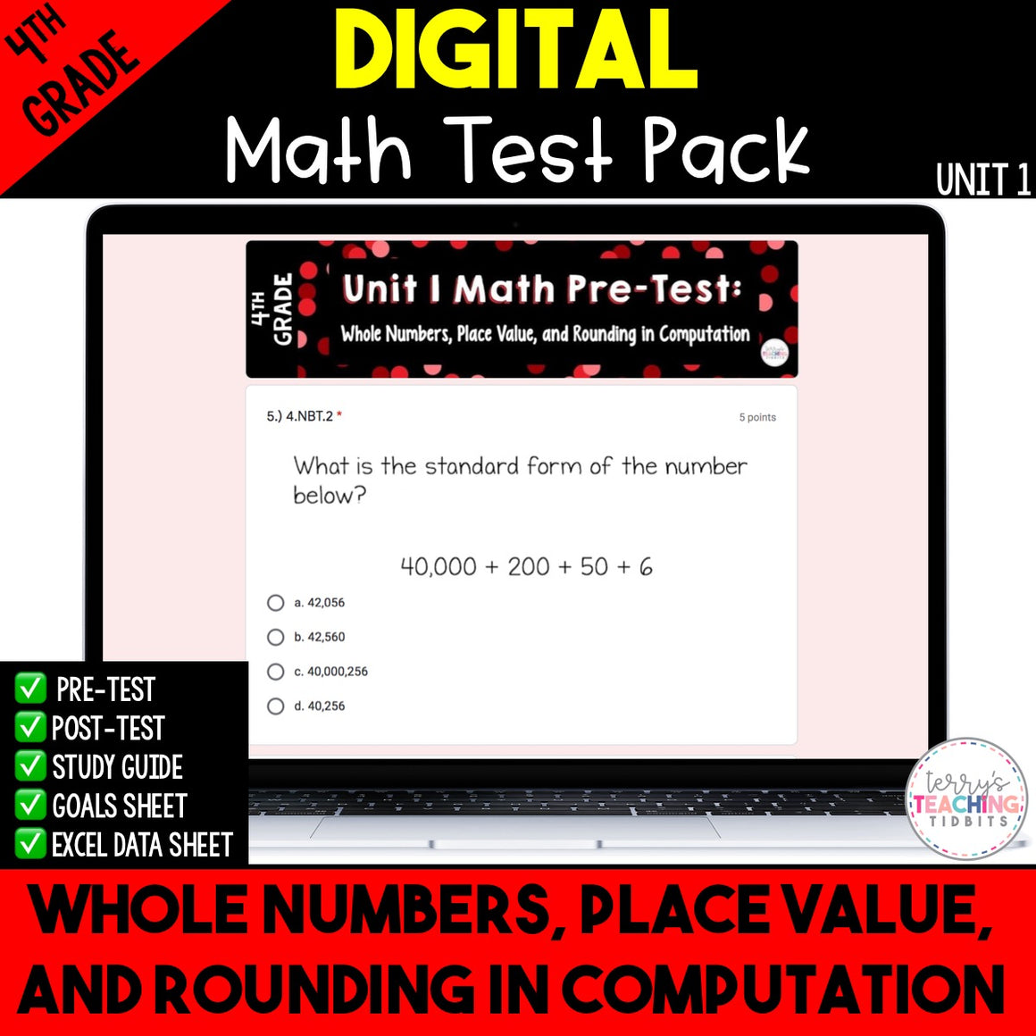 Interactive Place Value Chart – Terry's Teaching Tidbits