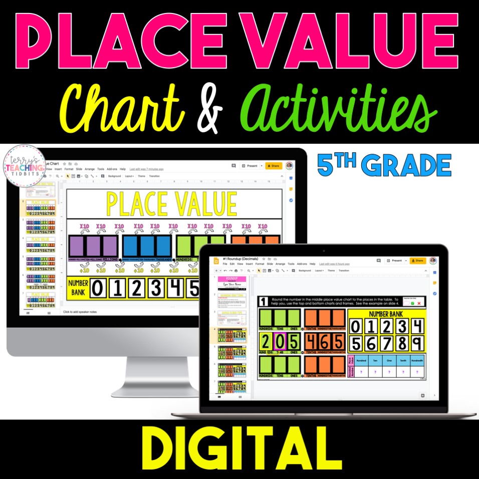 Place Value Charts and Activities – Terry's Teaching Tidbits