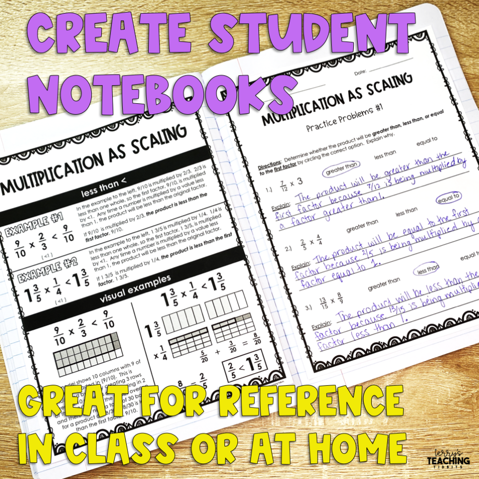 Multiplication as Scaling - Digital & Printable – Terry's Teaching Tidbits