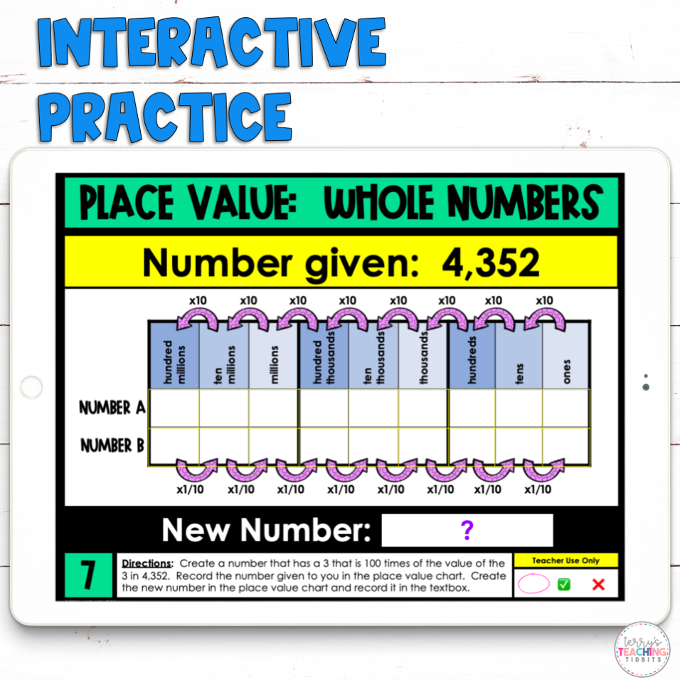Place Value Resource Pack - 5.NBT.1 - Digital – Terry's Teaching Tidbits