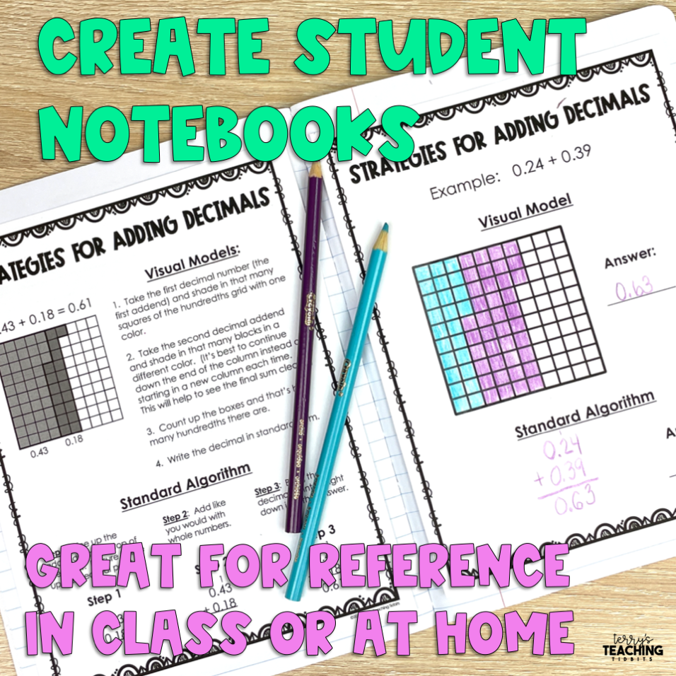 Add and Subtract Decimals - Printable – Terry's Teaching Tidbits